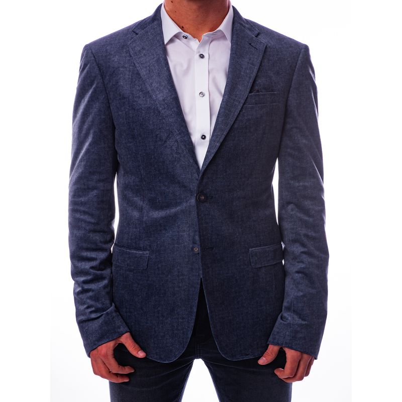 No Limit Garret colbert velvet blauw voor lange mannen | Houseoftall